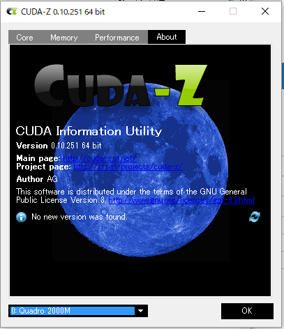 CUDA-ZでCUDAが使えるマシンの情報がわかる - いろいろやってみるにっき