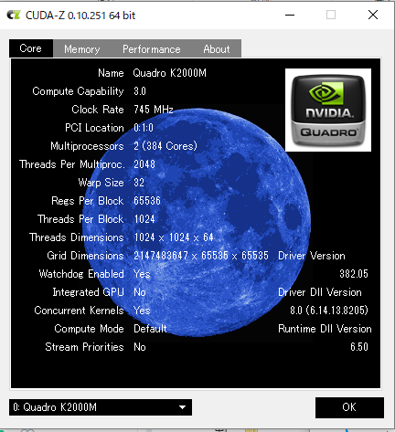 CUDA-ZでCUDAが使えるマシンの情報がわかる - いろいろやってみるにっき