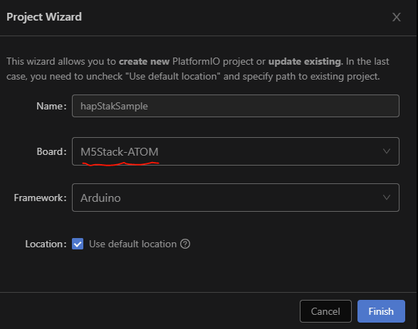 PlatformIOでhapStak開発 - 雑食エンジニアの気まぐれレシピ
