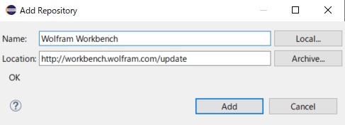 Wolfram Workbench を Eclipse に組み込んで Wolfram Language を書く - 技術屋にゃん兵衛のてくてく ...