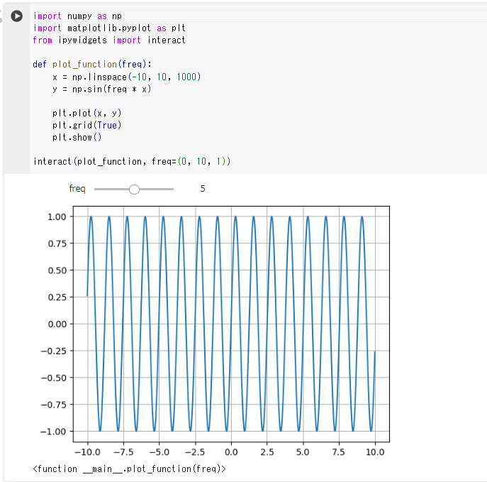 PythonでMathematicaのManipulate関数ライクな実装をする - 技術屋にゃん兵衛のてくてくらぼ by データウィズ [DataWith]