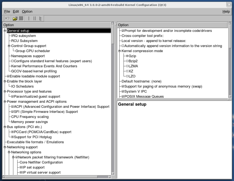 xconfigとgconfigを使ってみました - shimada-kの日記