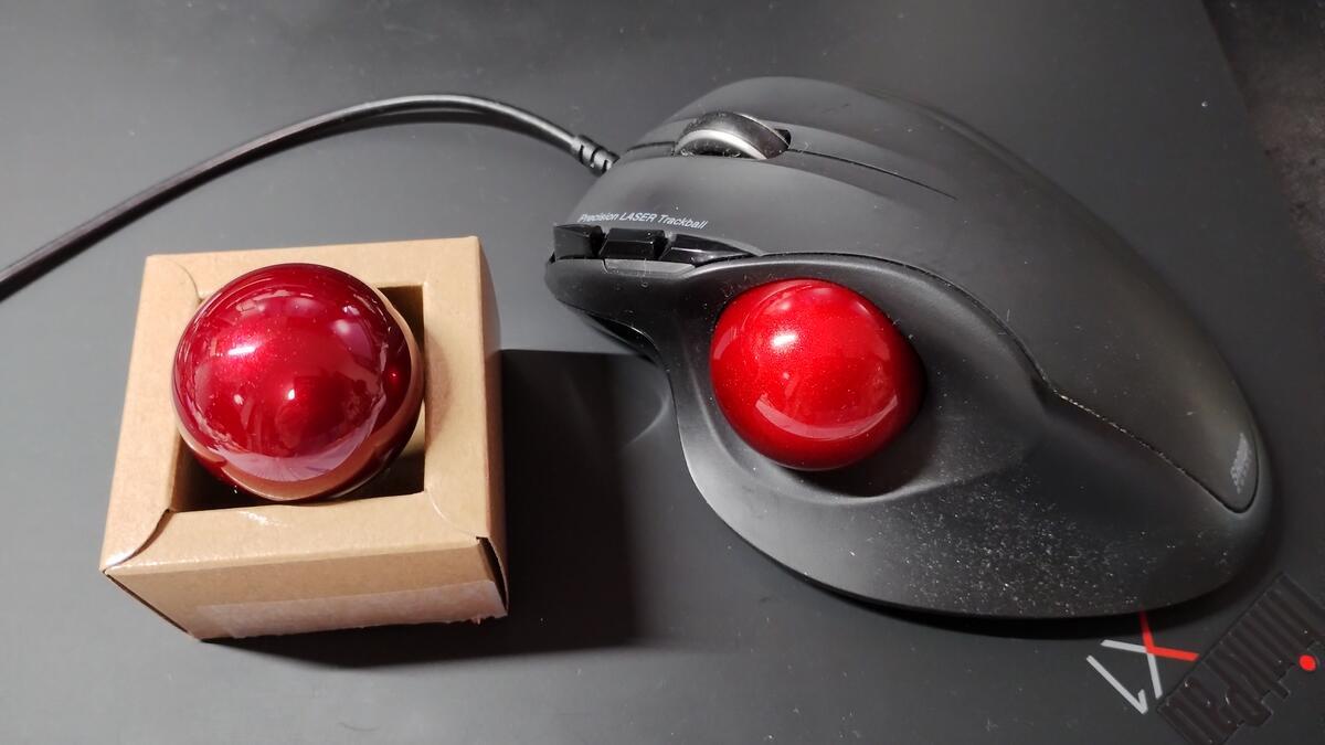 ペリックスの球に交換するとトラックボールが快適になる？ - shimiminの日記