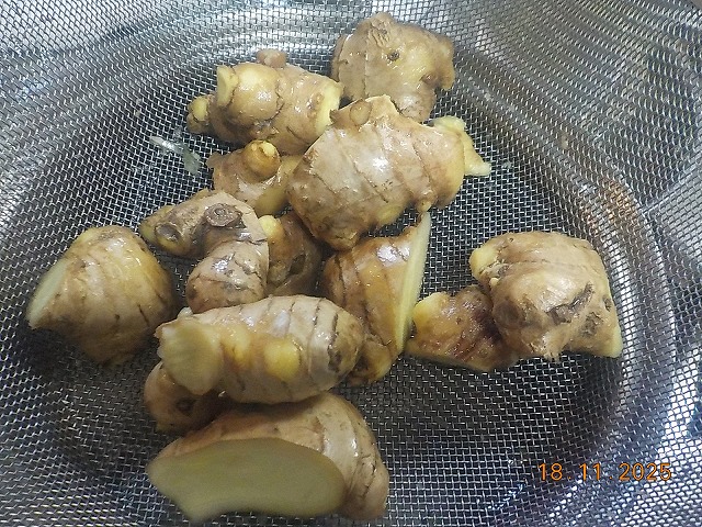 ショウガの加工 2回目の新ショウガの甘酢漬け 種ショウガは細かくして冷凍保存に - 趣味と実益の野菜作り日記2 Hatena Blog版