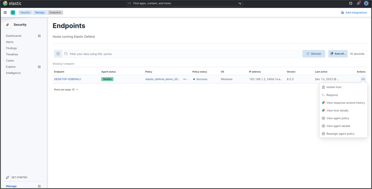 Elastic のエンドポイントセキュリティ(Elastic Defend)でできることを整理してみた - Taste of Tech Topics