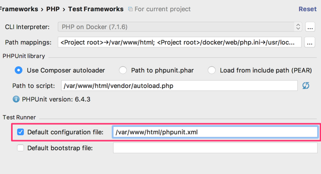 PhpStorm + Docker for Mac（docker-compose）での PHPUnit と Remote Debug の設定 - Shin x Blog