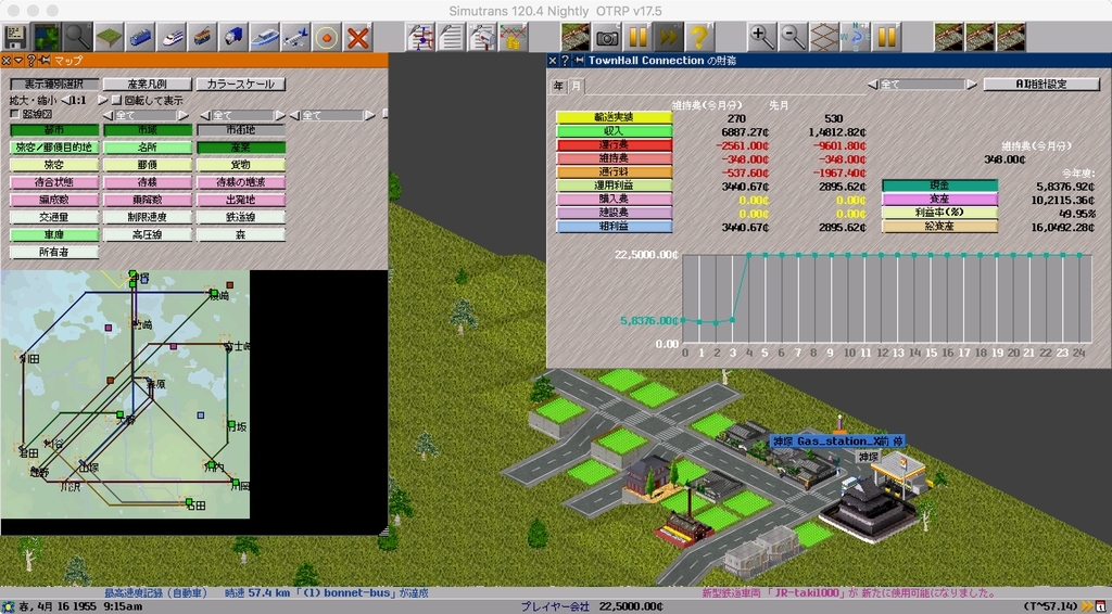 Simutrans 2018年の取り組み - Squirrel AI Player 編 - shingoushori's dialy