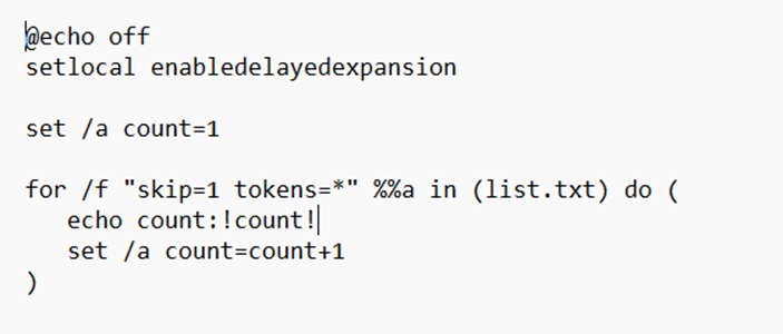 windowsのバッチファイルの困ったを解決する（echoとforループ編） - Shintaro's Laboratory