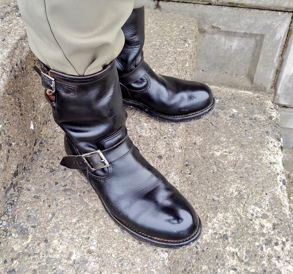 RED WING 2972 エンジニアブーツ 色変え - ワークブーツエイジング記録