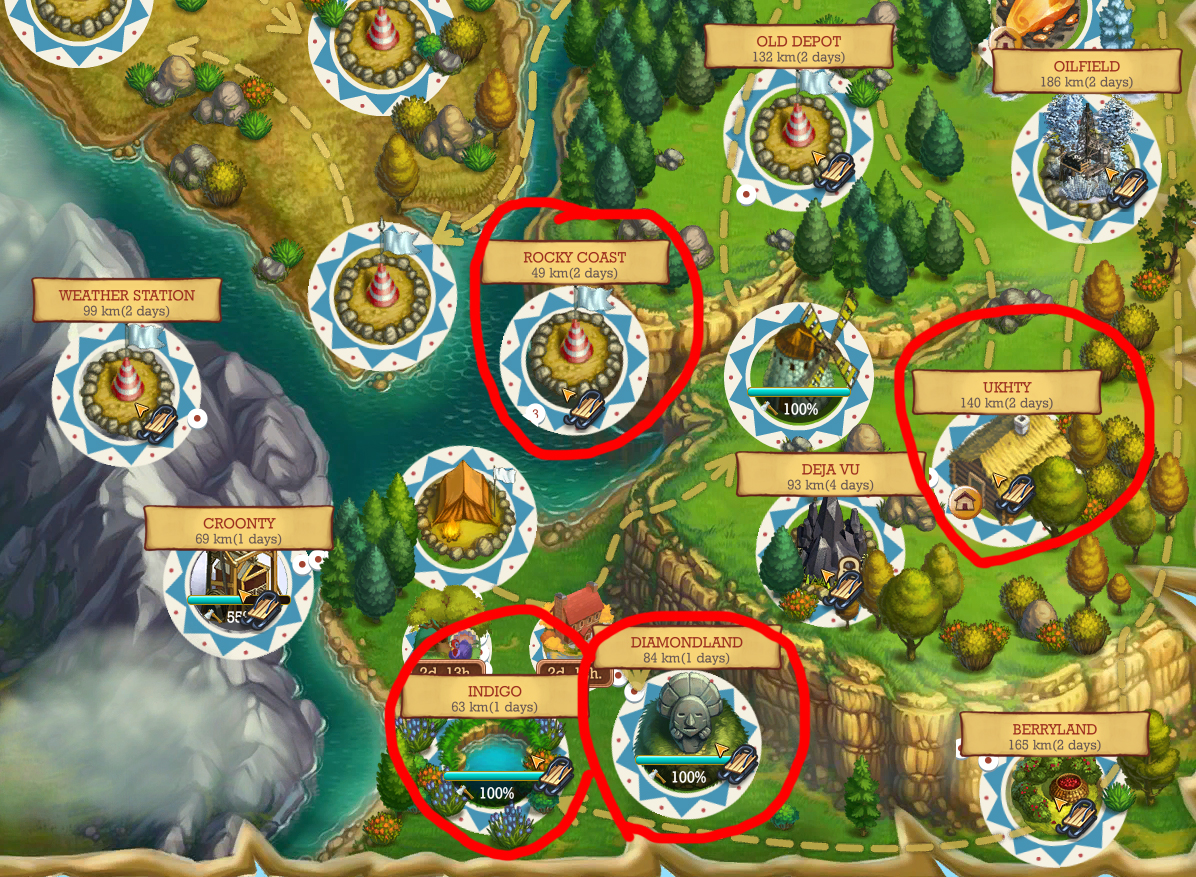 ブラウザ版Klondikeプレイ日記：寄り道-1-ホーム周辺 - Easy-going Days