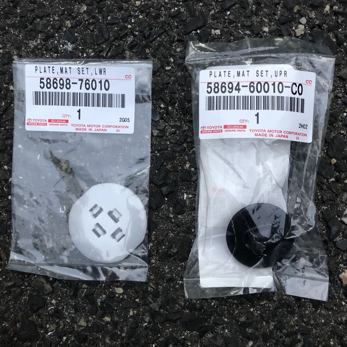 純正フロアラバーマット（再販76用マット流用） - 今日もランクル日和