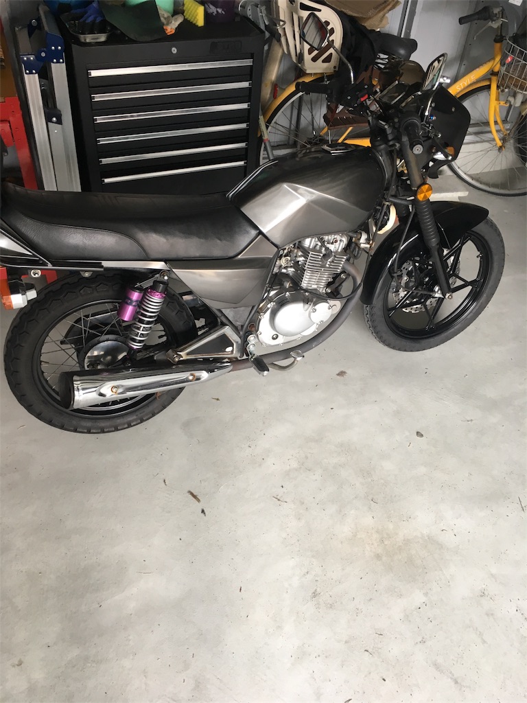 GS125 全塗装完了 - gs125 カスタム 改装？改造？