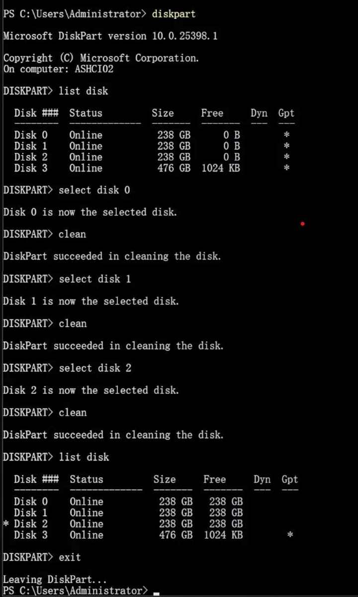 記憶域スペースダイレクト(Storage Spaces Direct)に使ったSSDが511MBしか認識されていないのでDISKPARTで対処 ...