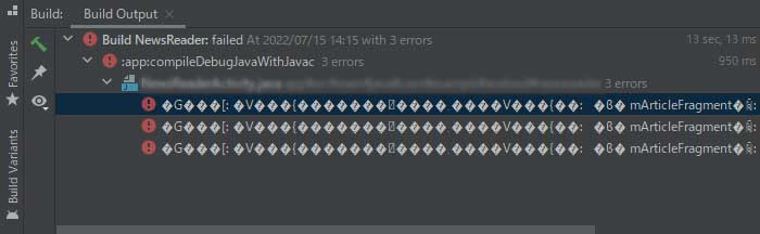 Android Studioのエラーメッセージの文字化けを解消する - プログラミングとウェブデザインの勉強メモ
