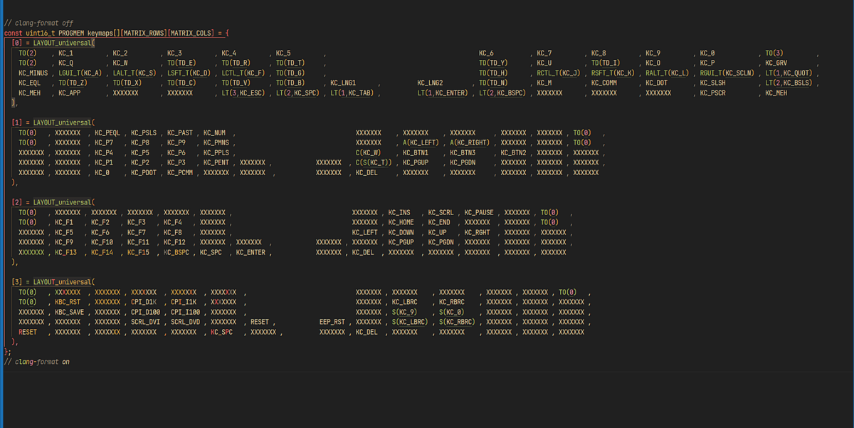 2023-4-7 keyball61 のキーマップ - Time's up, let's do this!