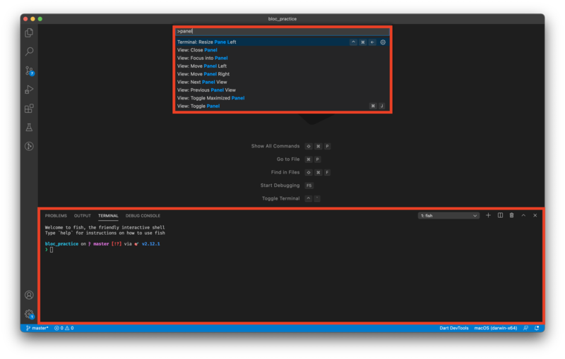 VSCodeでTerminalがある下のパネルを開く方法 - simple-web-system technology