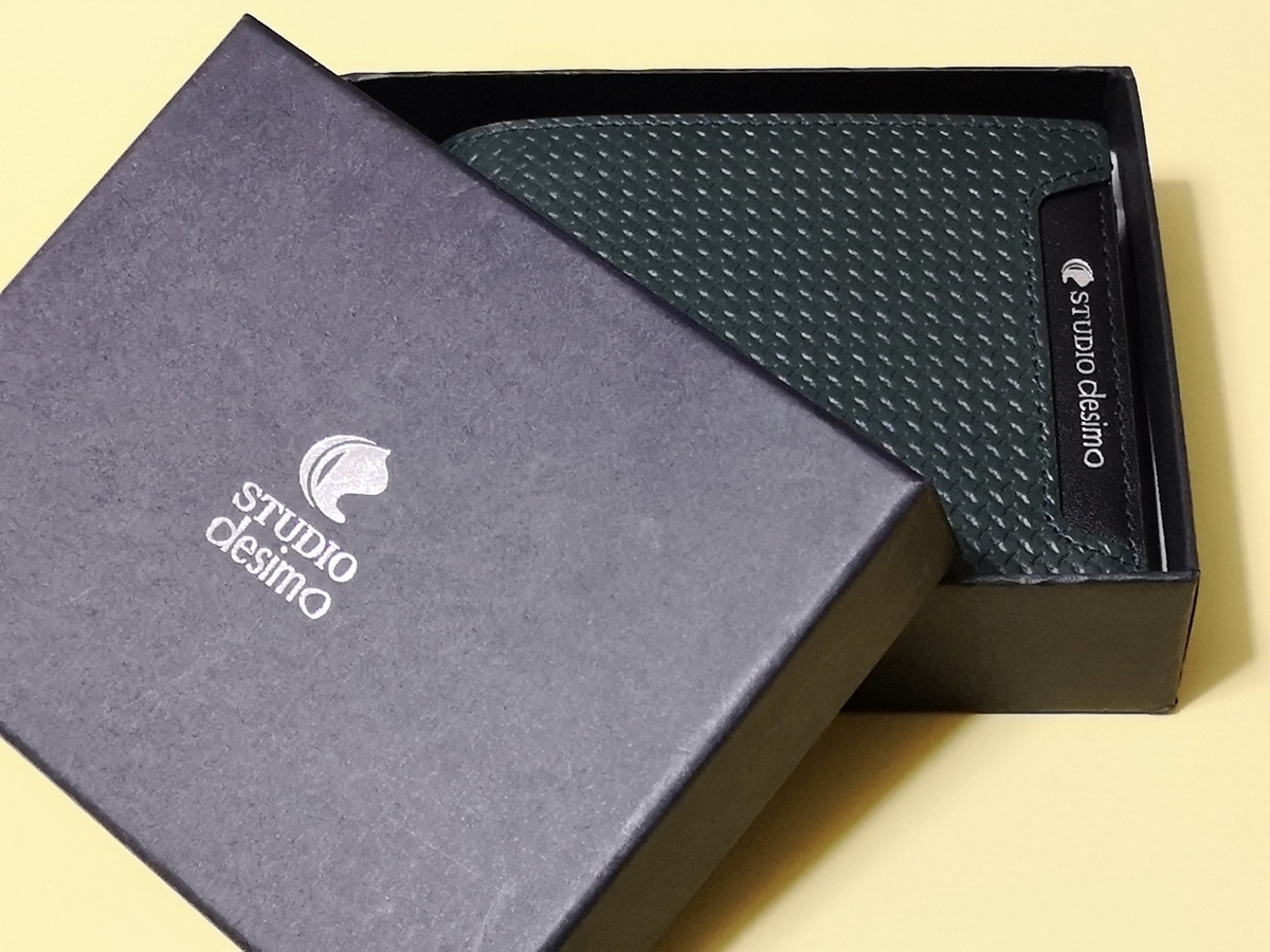 イオンスタイルオンラインで買った「STUDIO desimo(スタジオデシモ)ステアリング折り畳み財布 メンズ 」 - ショーミンのグルレポ＆物レポ！