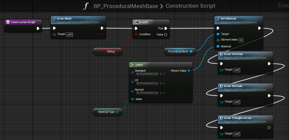 【UE4】BPで気合のProcedural Modering - てんちょーの技術日誌