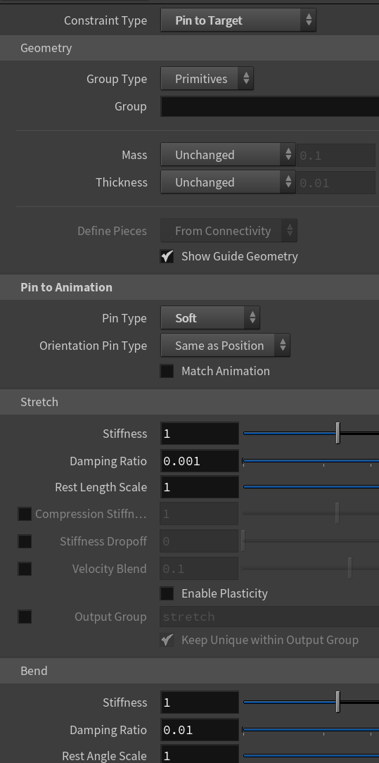 [Houdini] Vellum の Pin Type を比較してみた - てんちょーの技術日誌