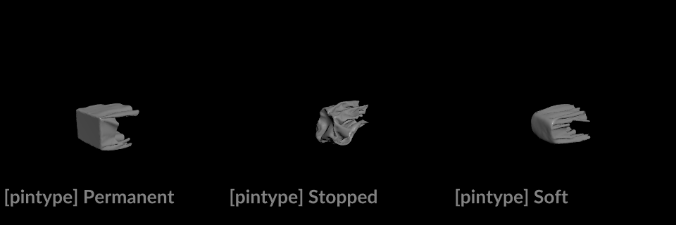 [Houdini] Vellum の Pin Type を比較してみた - てんちょーの技術日誌