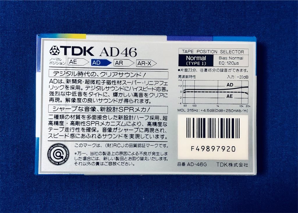 TDK AD カセットテープ - shunkun's blog