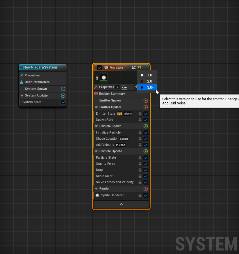 【UE5】Niagara Emitter のバージョン管理機能を活用する - トンコツ開発ブログ