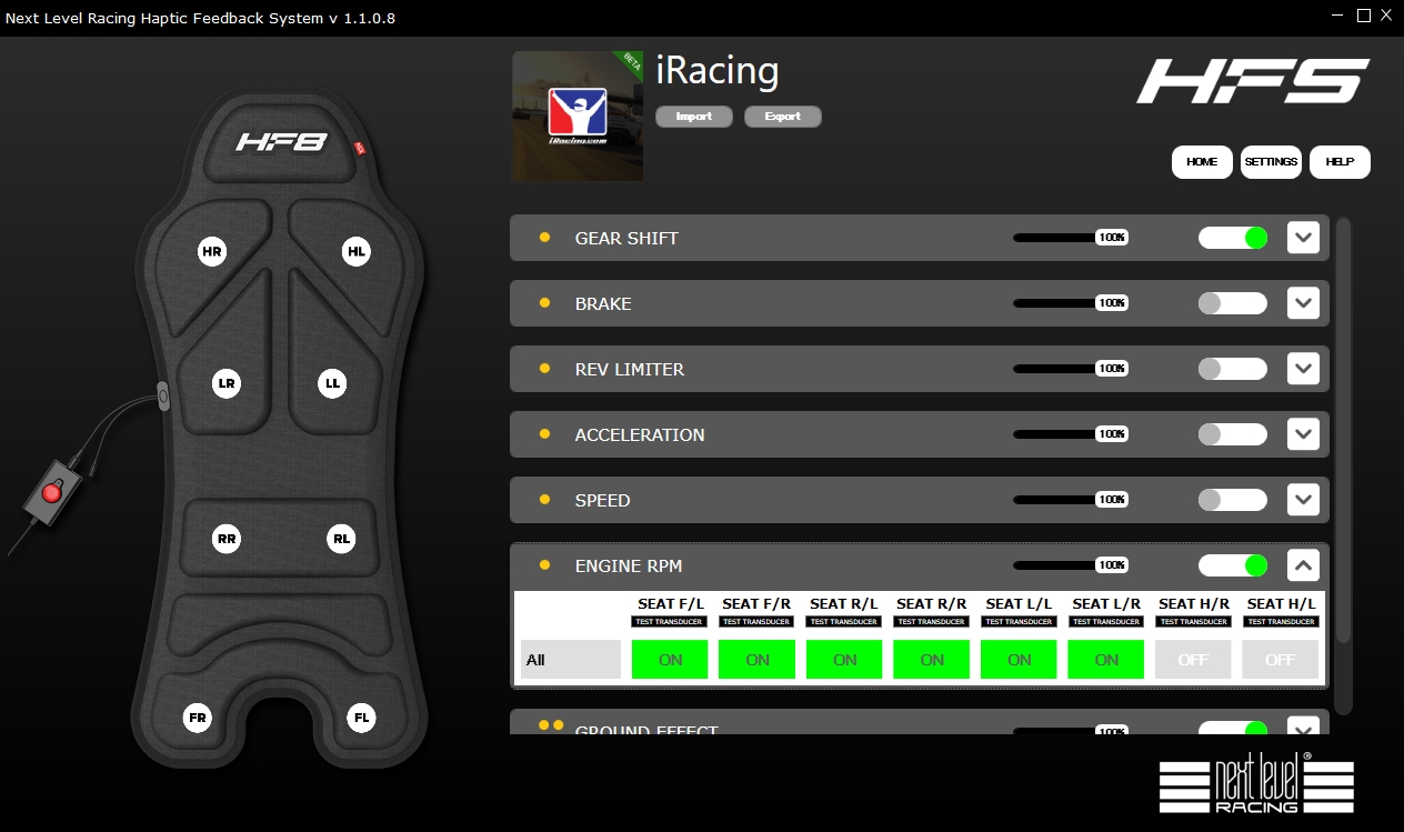 触覚/振動パッド HF8 HAPTIC GAMING PAD - shupop@hateblo
