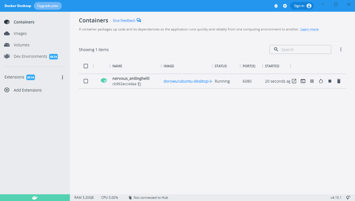 Docker for WindowsにUbuntu 20.04LTSをいれる - Bye Bye Moore