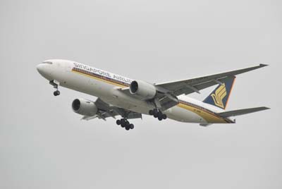 SQのB777をD60で。 - まいけるのWorld Wide Spotter