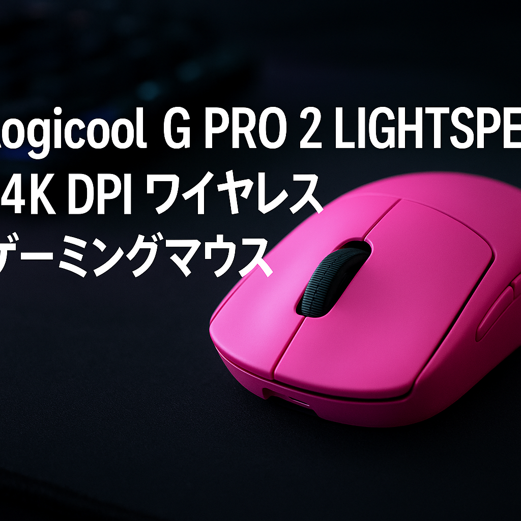 【Logicool G PRO 2 LIGHTSPEEDレビュー】44K DPI対応の最強ワイヤレスゲーミングマウス【マゼンタ】 - 副業 × 在宅ワーク × 効率化