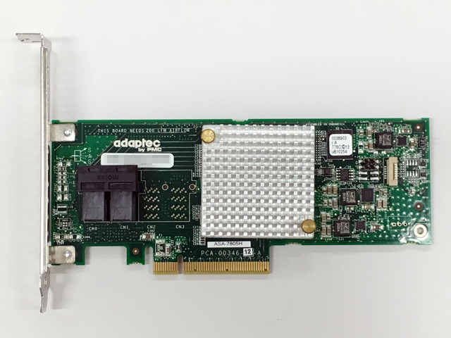 Adaptec ASA-7805H AdapterとSASケーブルを購入してみた - ネットワーク管理者の憂鬱な日常