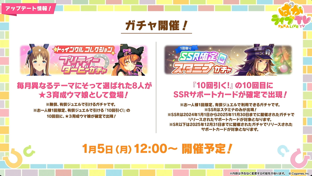 【ウマ娘】ぱかライブのゲーム情報まとめ【ぱかライブTV Vol.60】 - 戦略ゲーム大好きな人のブログです。