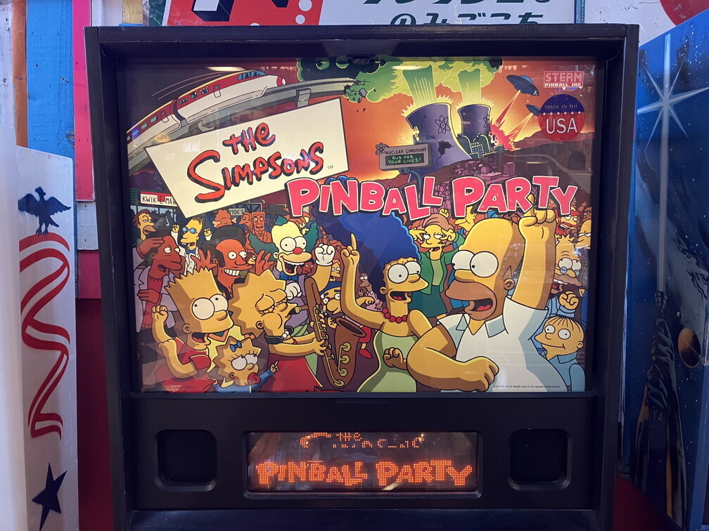 The Simpsons Pinball Partyが遊べる店:東京・お台場：ゲームセンター・トーキョードリーム - シンプソンズ・ファン ...