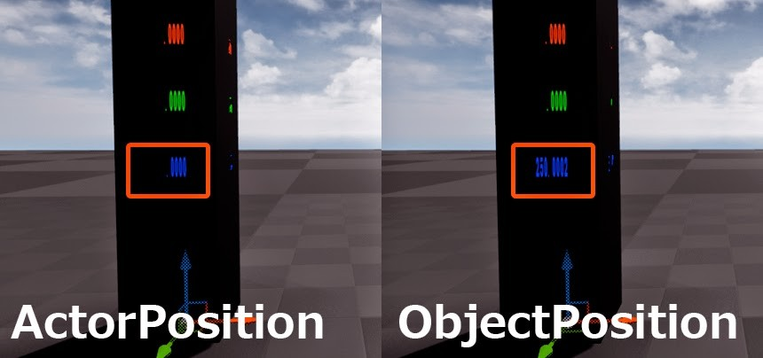 【UE4】Object PositionとActor Position - 背景アーティストのぶろぐ
