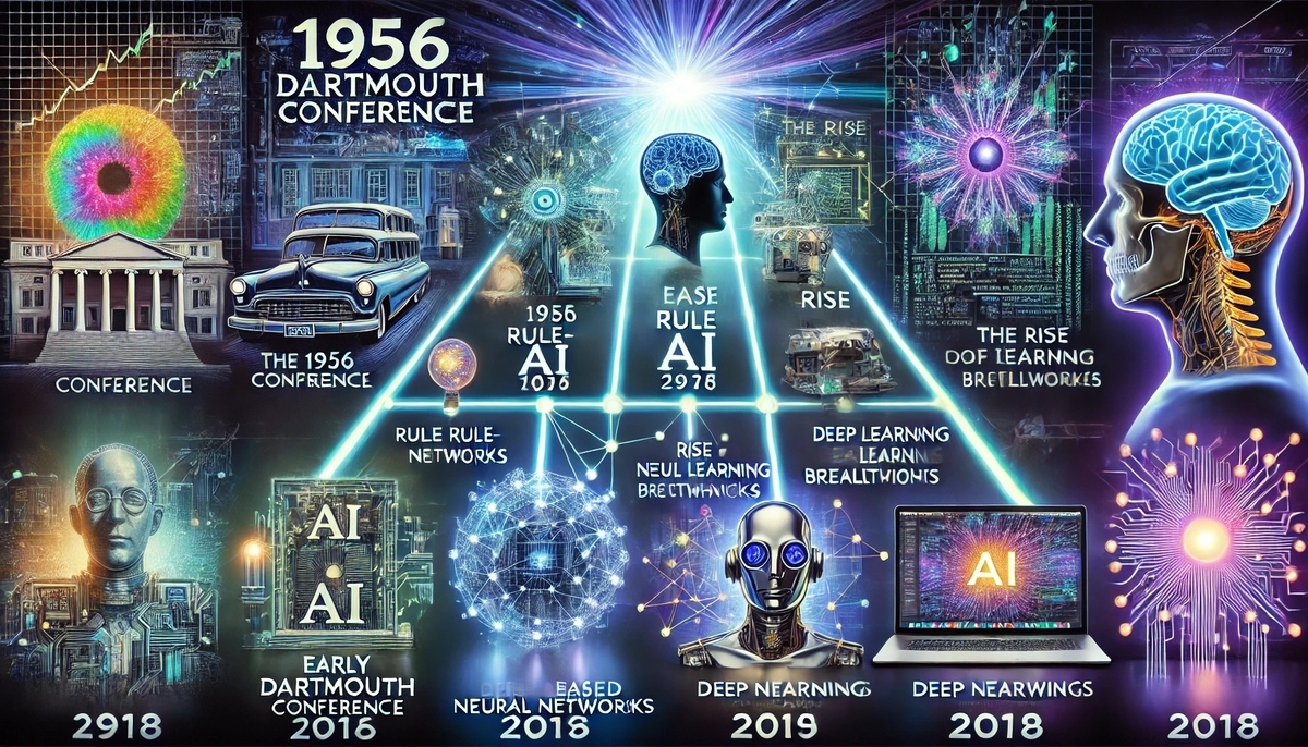 【衝撃】AI誕生！1956年に始まった人工知能の挑戦と挫折の物語 - AI 活用術師 SINTANA