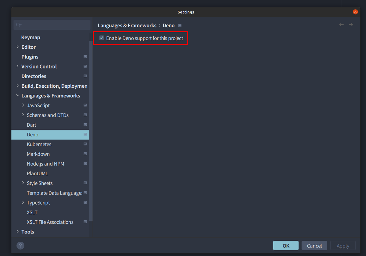 WebStormでDenoを使ってみる - しおしお