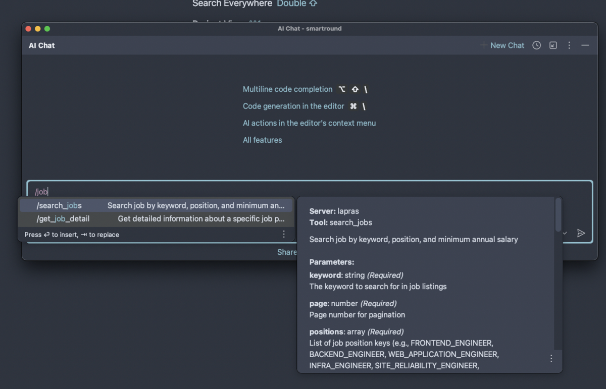 Jetbrains系IDE（IntelliJ IDEA）のAI ProでMCPを使ってみる - しおしお