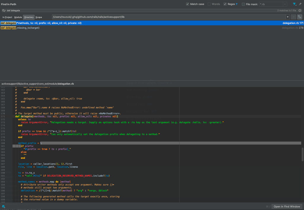 Railsのソースコード読んでみる | Active Support delegate編 - そういうこともある