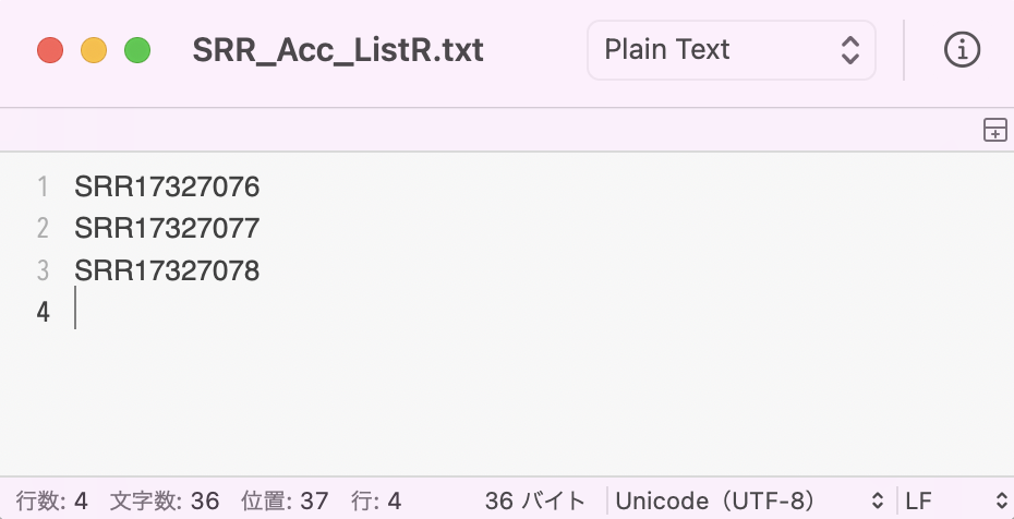 Mac版のSRA-toolkitのprefetchコマンドを使用して、SRA（Sequence Read Archive）ファイルをダウンロードしてみた件 - 京橋のバイオインフォマティシャンの日常