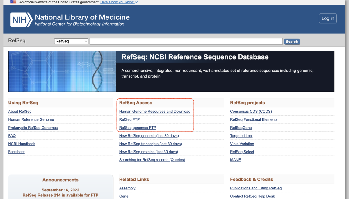 【Mac/R/wgetコマンド】NCBIのE-utilitiesサービスを使って、RefSeqのFASTAファイルをダウンロードするTipsについて - 京橋のバイオインフォマティシャンの日常