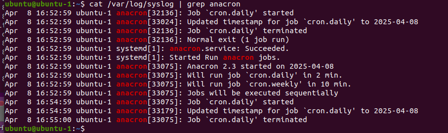 【Linux】cronとanacron - SHlakH3 blog