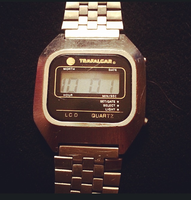 TRAFALGAR VINTAGE LCD DIGITAL WATCH 売却済 - smallspeaker’s diary