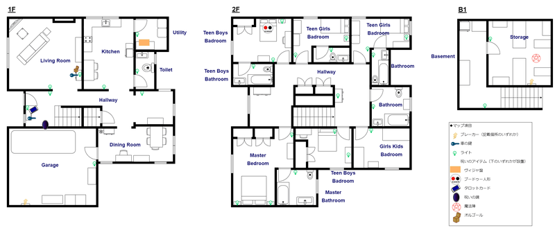 Phasmophobia MAP攻略（Edgefield Road） - smart_thomas Blog