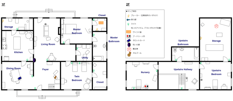 Phasmophobia MAP攻略（Grafton Farmhouse） - smart_thomas Blog