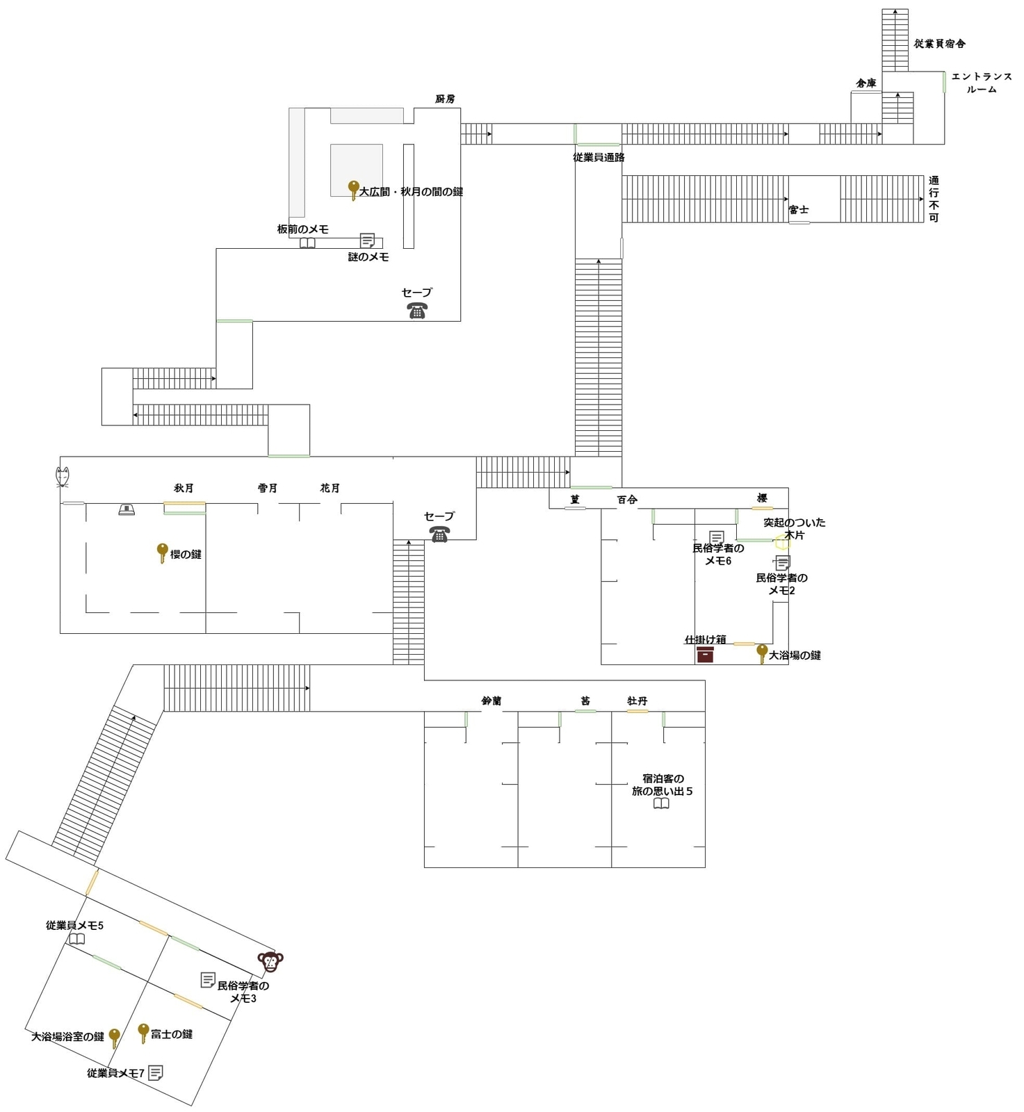 真砂楼 MAP攻略 - smart_thomas Blog