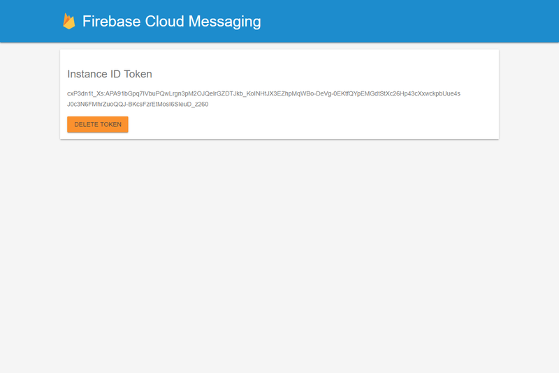 FCMのquickstart-js/messaging でWebPushを試してみた - バナーナナブログ