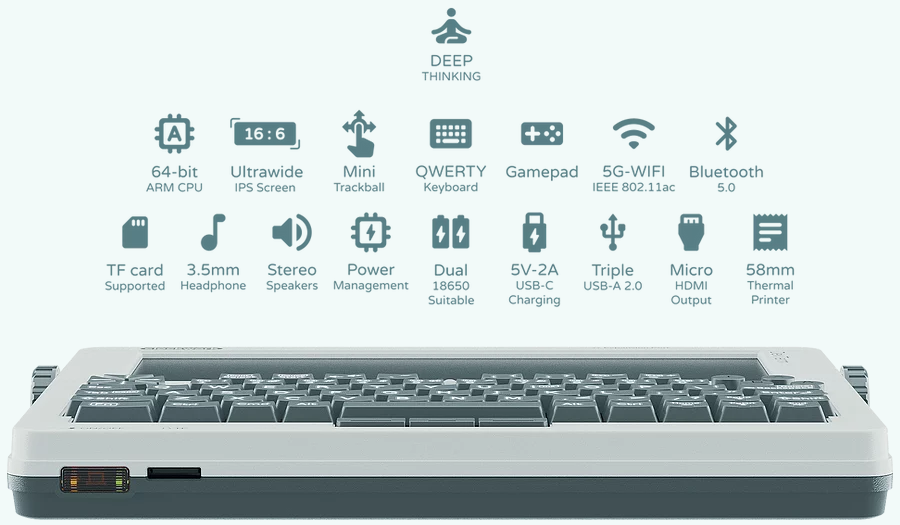 ポケコン風モジュール式PC-Clockwork DevTermの公式サイトをDeepL翻訳 - smogbom