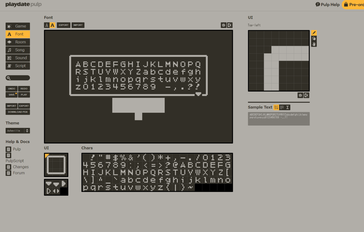 Playdate情報Update46:ブラウザベースのゲーム制作ソフト「Pulp」が公開! - smogbom