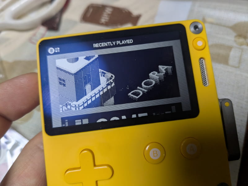 Playdate ゲーム紹介 - Diora by Zachary Snyder - smogbom