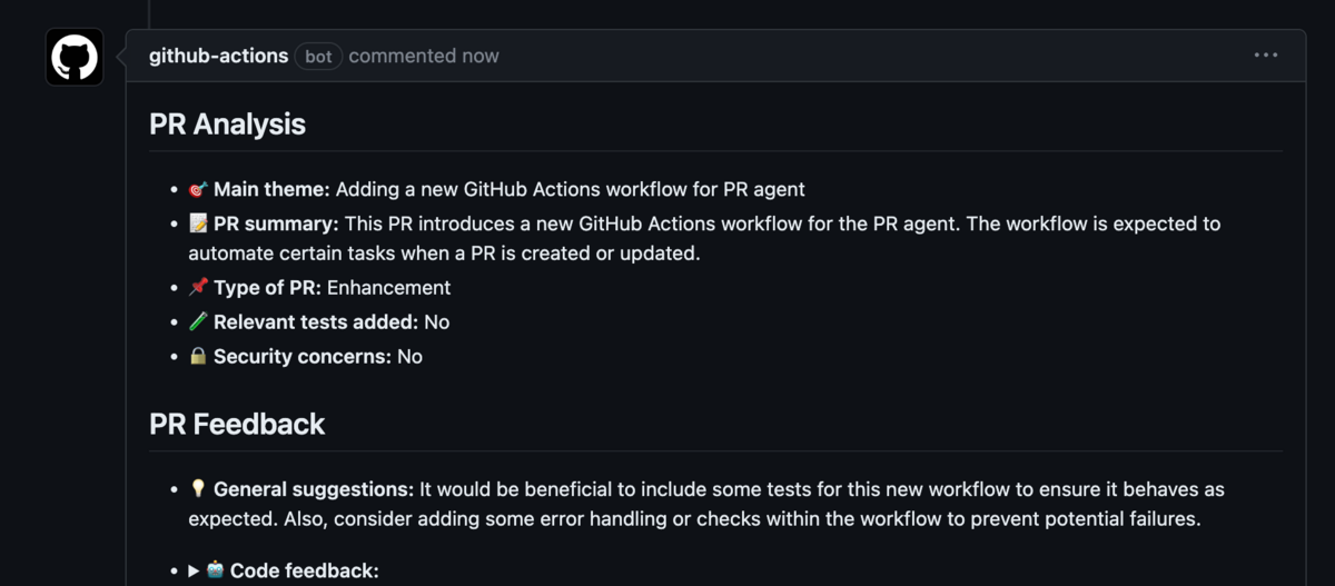 PR-Agent を使って Pull Request をAIレビューしてみた。（日本語対応もしてみた） - LayerX エンジニアブログ